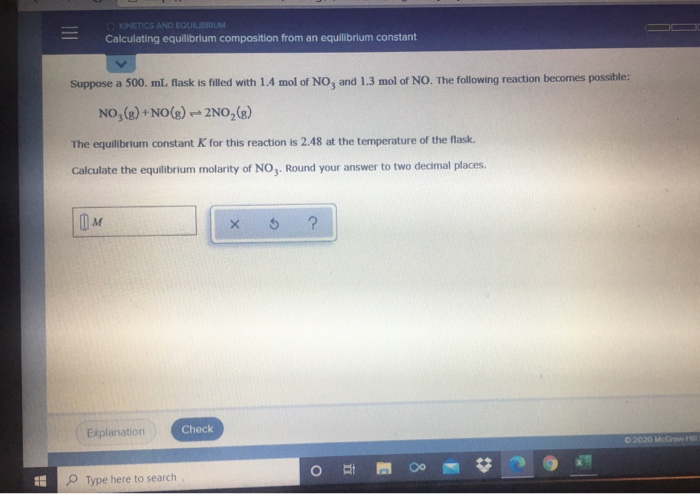 Solved KINETICS AND EQUILIBRIUM Calculating equilibrium | Chegg.com