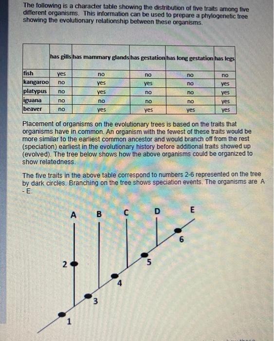 Solved The following is a character table showing the | Chegg.com