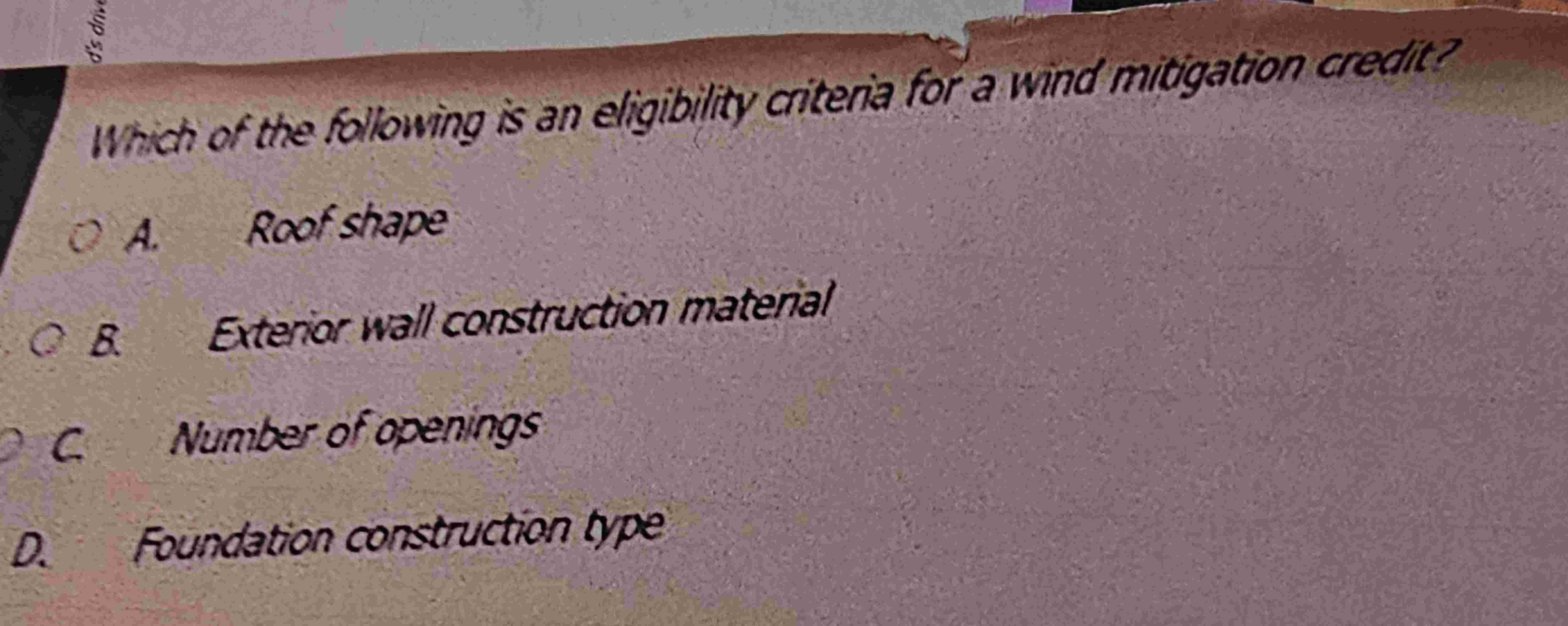 Solved Which of the following is an eligibility critenia for | Chegg.com