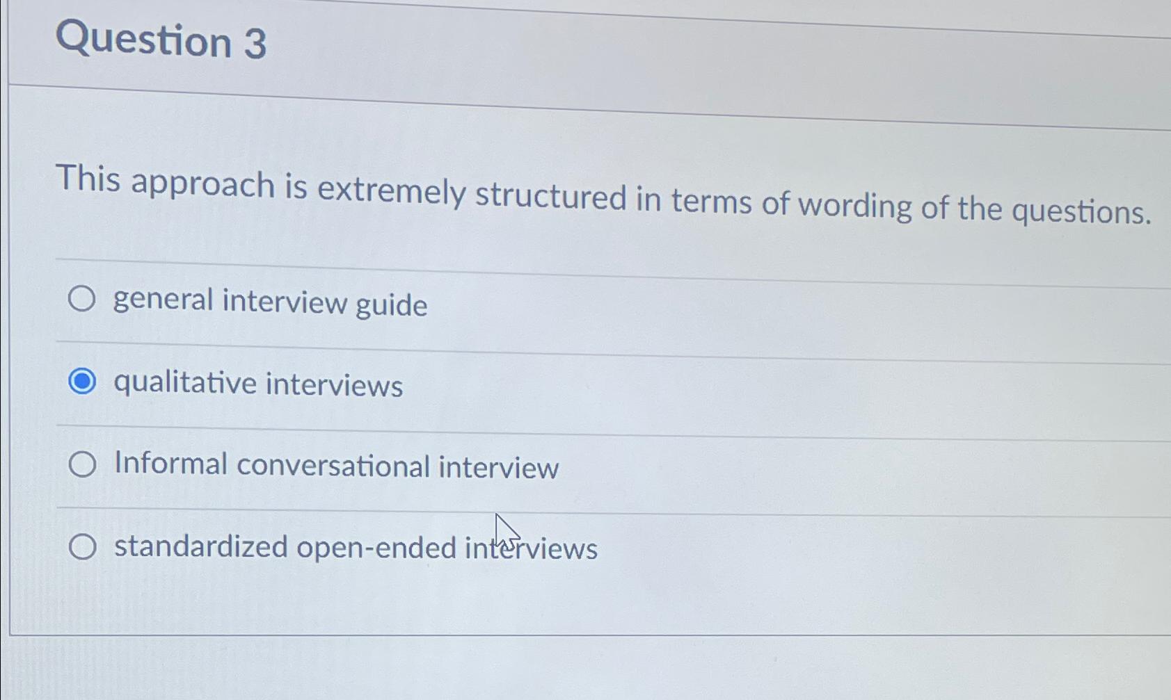 Solved Question 3This approach is extremely structured in | Chegg.com