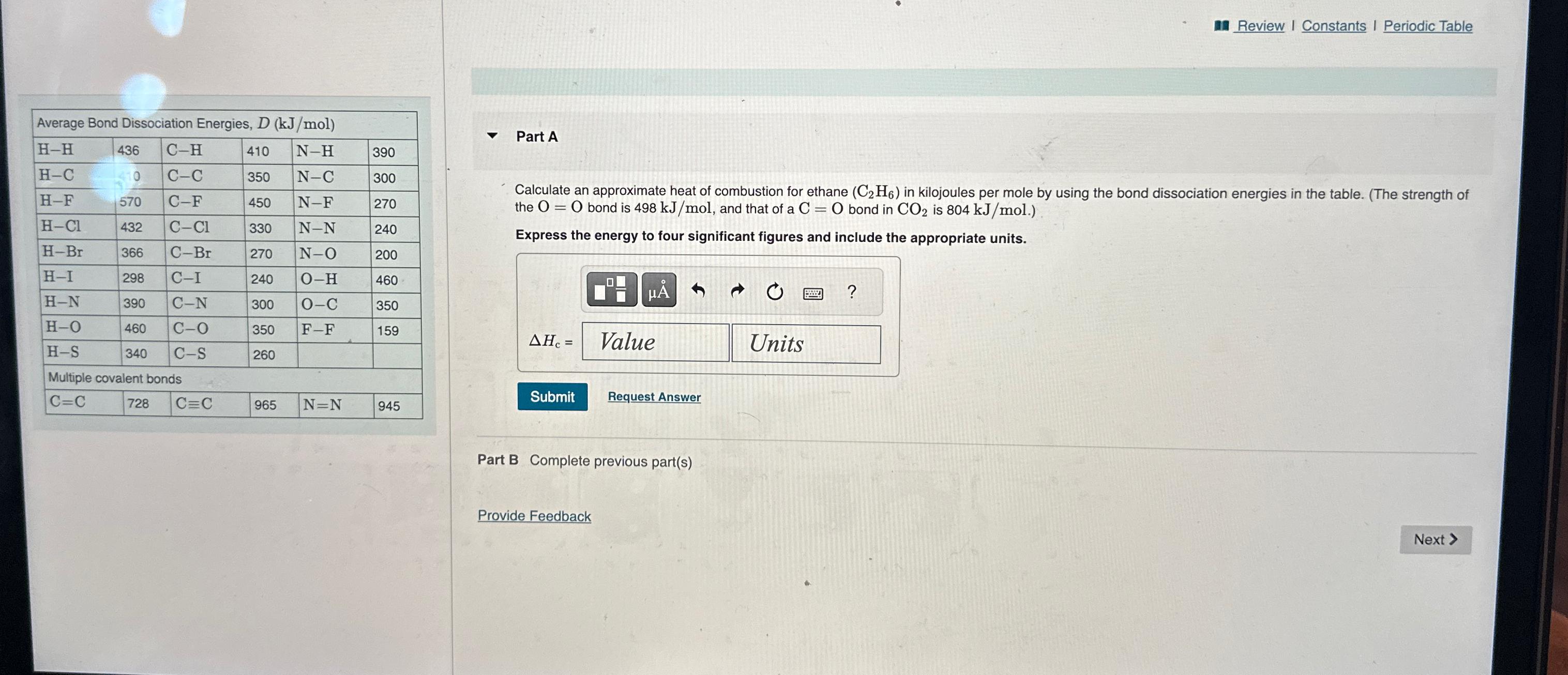 Solved Review I Constants I Periodic Table\table[[Average | Chegg.com