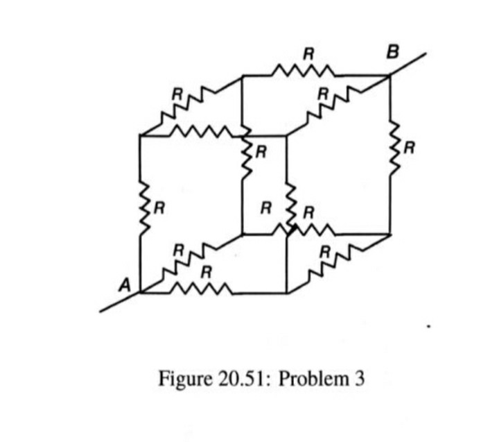 Solved 12 resistors, with each a resistance R, are placed | Chegg.com