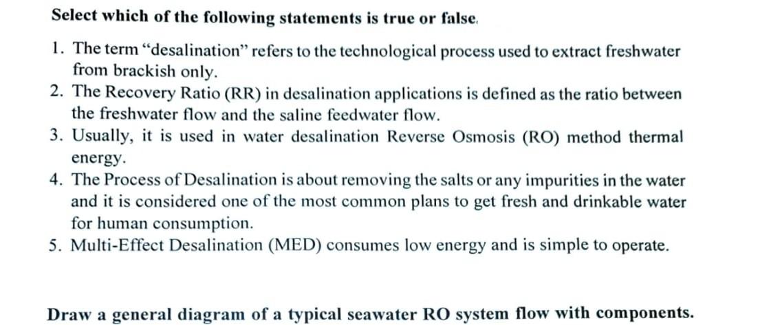 Solved Select which of the following statements is true or | Chegg.com