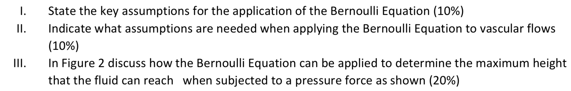 Solved I. State the key assumptions for the application of | Chegg.com