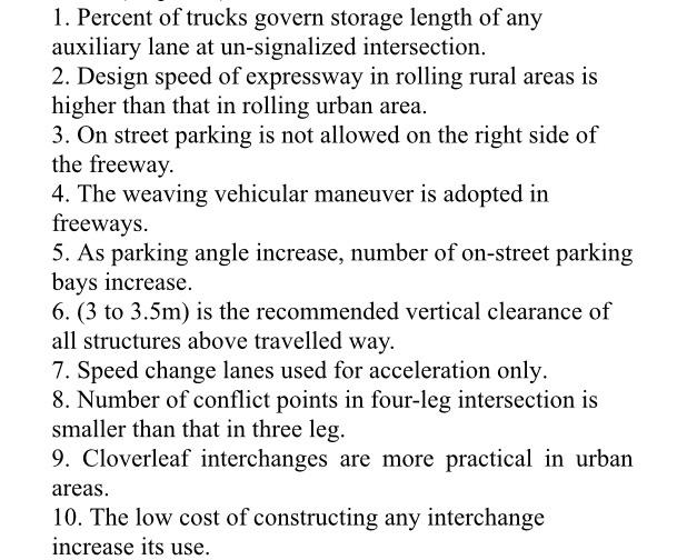Solved 1. Percent of trucks govern storage length of any | Chegg.com