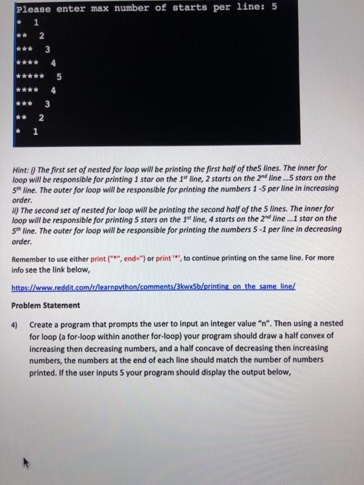 Solved Problem Statement 1) Write a program that prompts the | Chegg.com