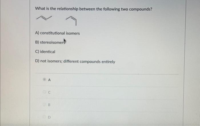 Solved What is the relationship between the following two | Chegg.com