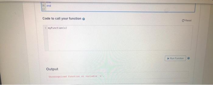 Solved Function ® Save e Reset DU MATLAB Documenta 1 | Chegg.com