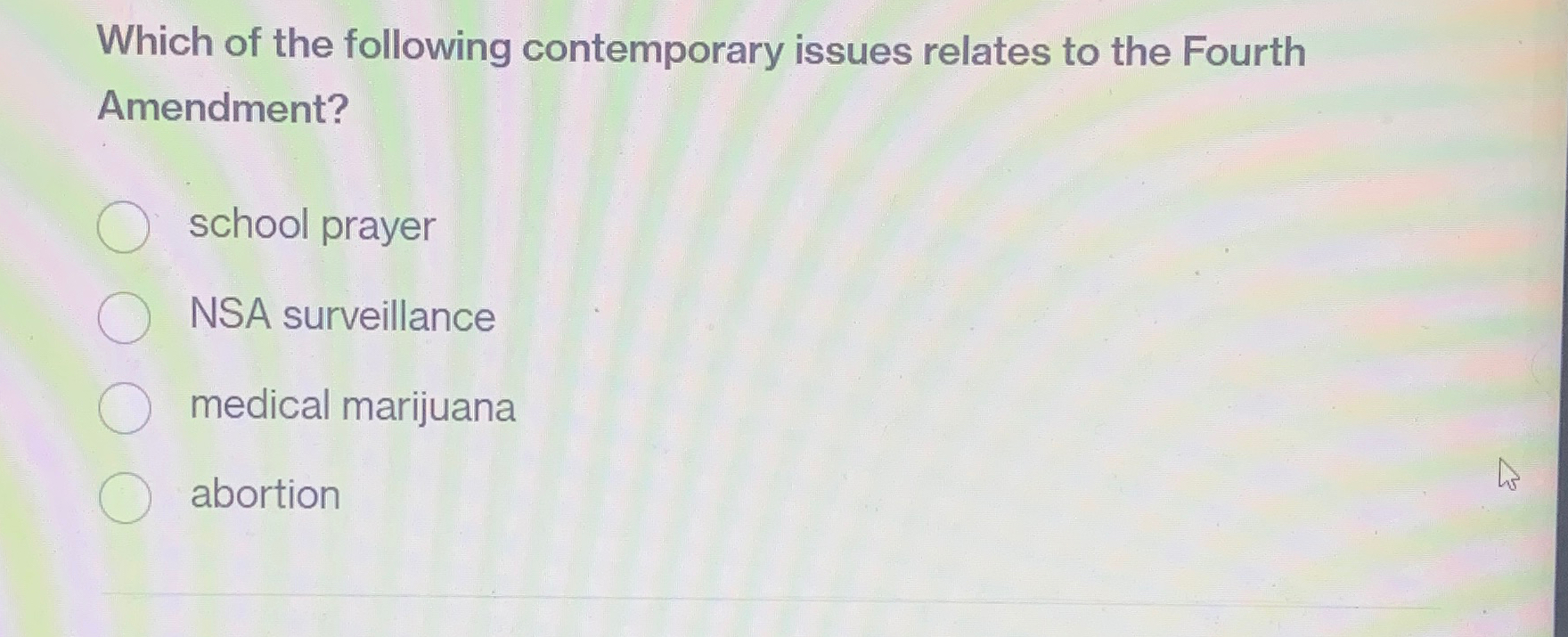 Solved Which of the following contemporary issues relates to | Chegg.com