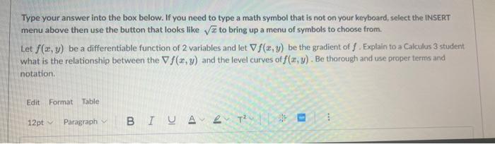 Solved Type your answer into the box below. If you need to | Chegg.com