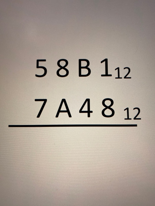 Solved 5 8 B 112 7 A 48 12 | Chegg.com