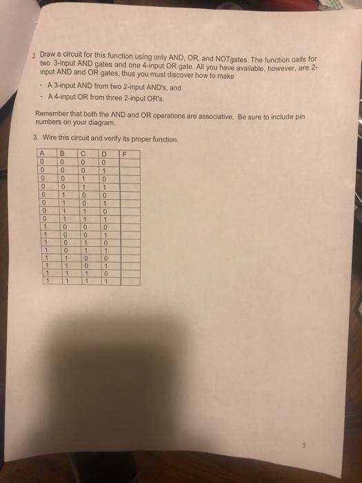 Solved Section 3 - Realizing an Arbitrary Boolean Function | Chegg.com