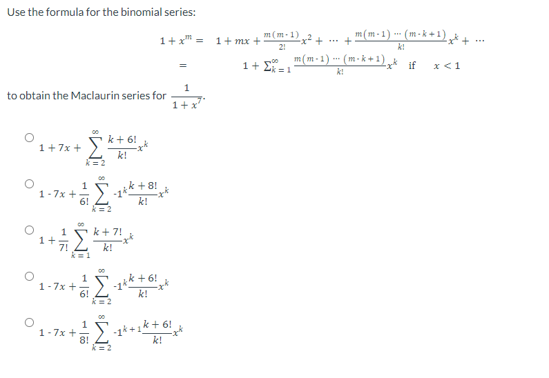 Solved Use the formula for the binomial | Chegg.com