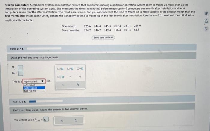 Solved Frozen computer: A computer system administrator | Chegg.com