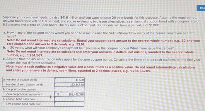 Solved Suppose your company needs to raise $41.6 million and | Chegg.com