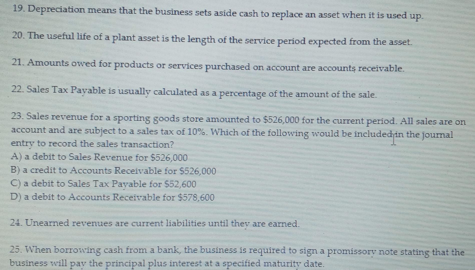 Solved 1. The two major types of receivables are interest | Chegg.com