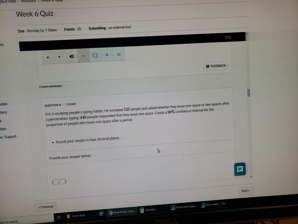 Solved Week 6 Quiz Due Monday by 1:59am Points 30 Submitting | Chegg.com