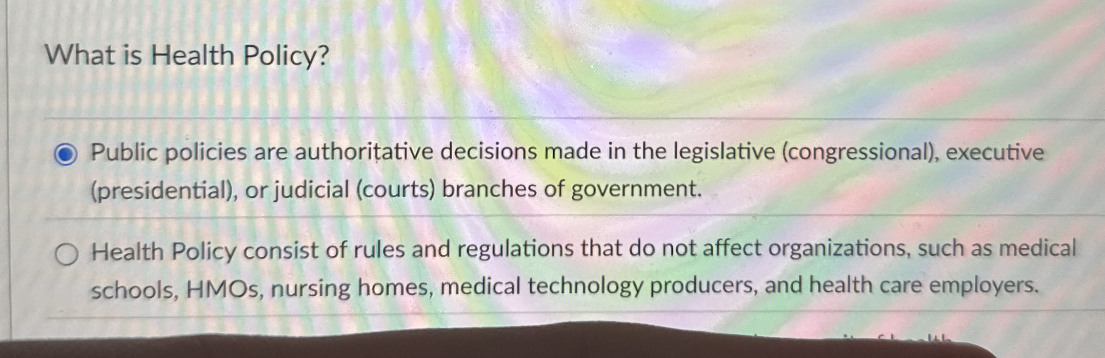 Solved What is Health Policy?Public policies are | Chegg.com