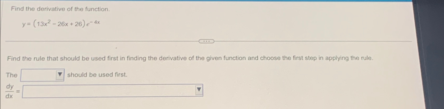 Solved Find the derivative of the | Chegg.com