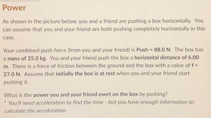 Solved As shown in the picture below, you and a friend are | Chegg.com