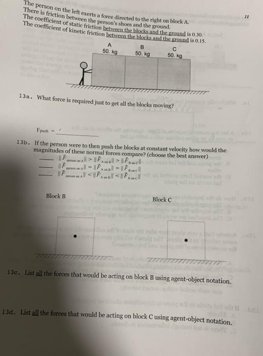 Solved The person on the left exerts a force directed to the | Chegg.com