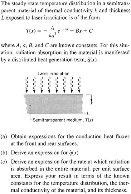 Solved The steady-state temperature distribution in a | Chegg.com