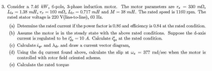 Solved 3. Consider a 7.46 kW,6-pole, 3-phase induction | Chegg.com