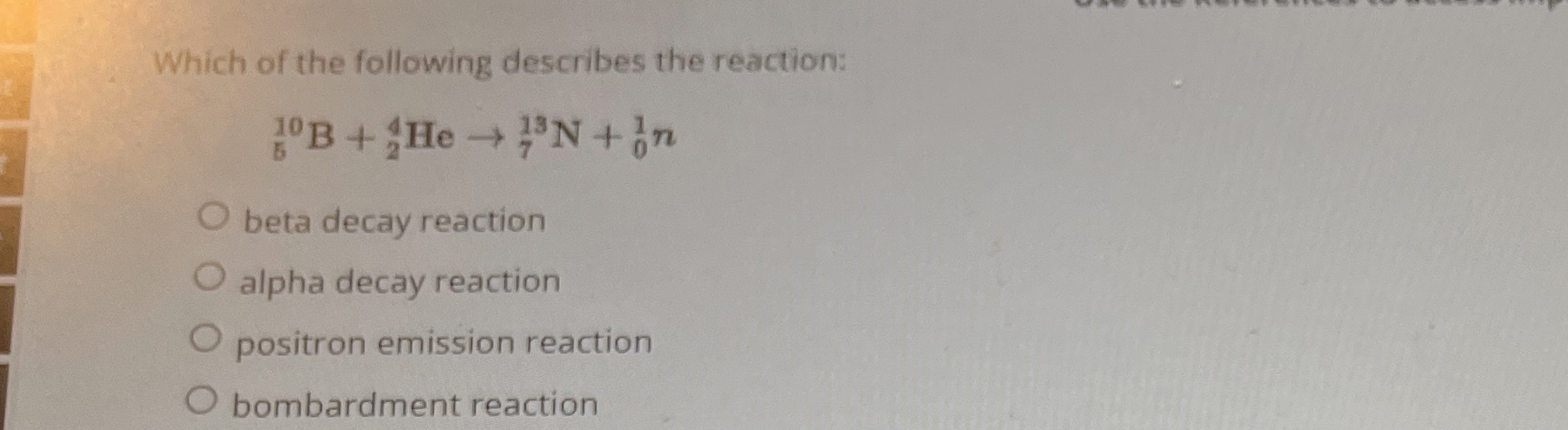 Solved Which of the following describes the | Chegg.com