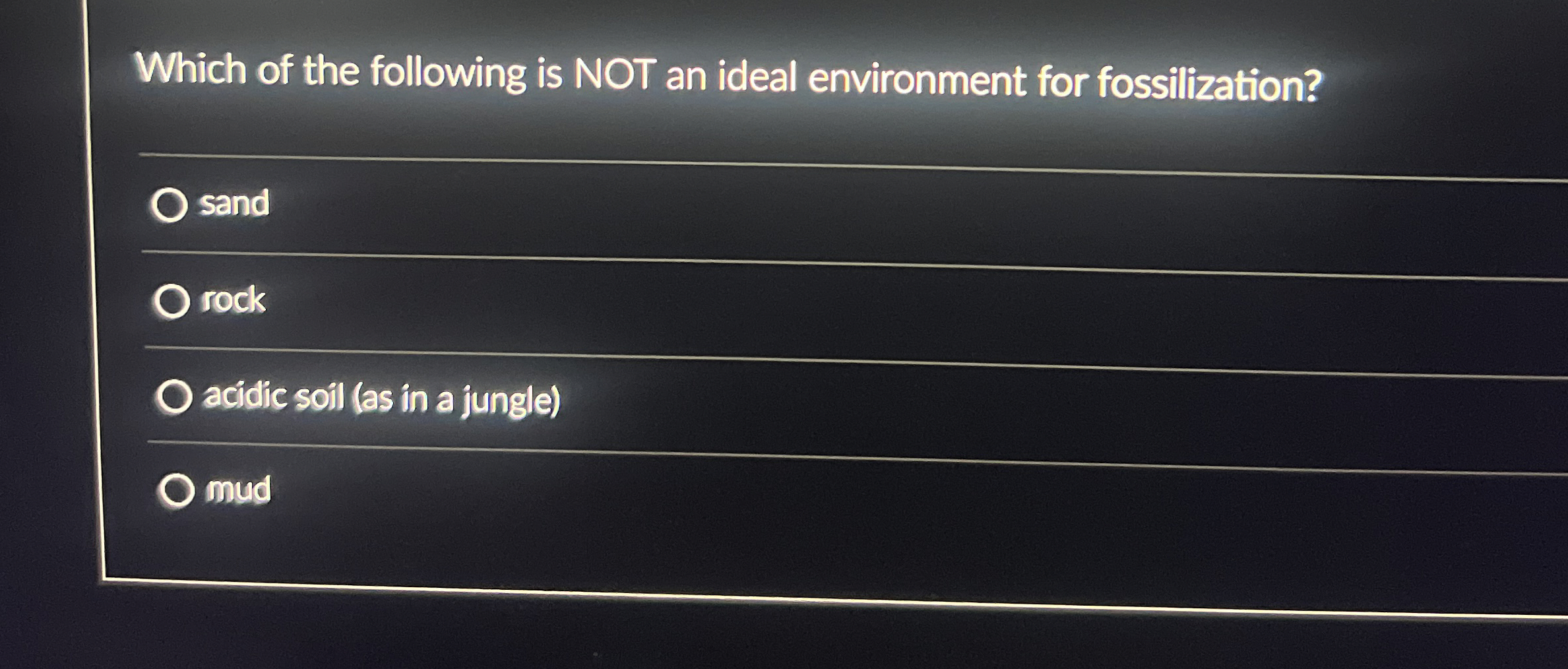 Solved Which of the following is NOT an ideal environment | Chegg.com