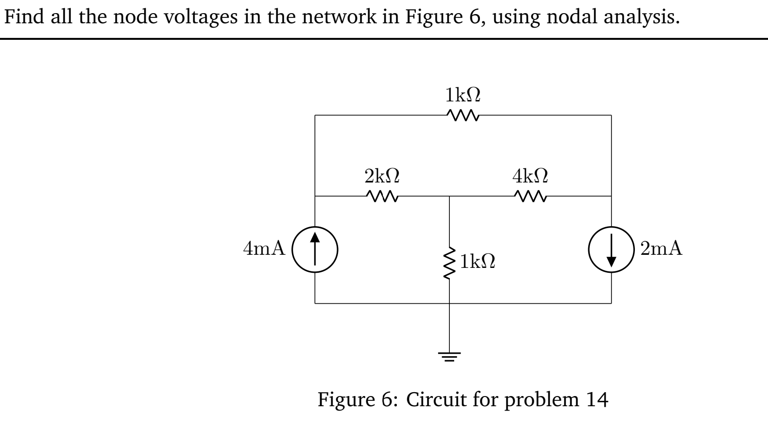 Solved Find all the node voltages in the network in Figure | Chegg.com