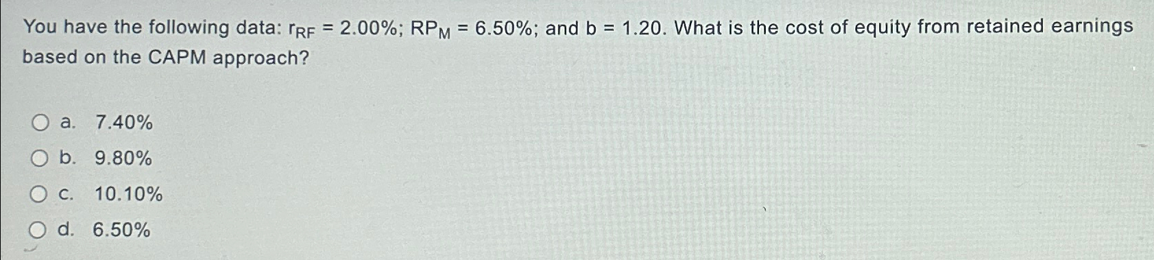 You have the following data: | Chegg.com
