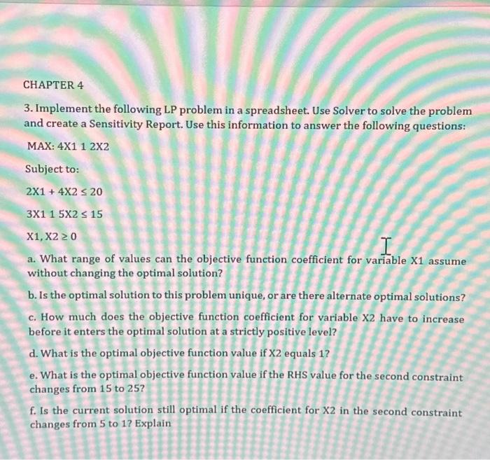 Solved A What Range Of Values Can The Objective Function