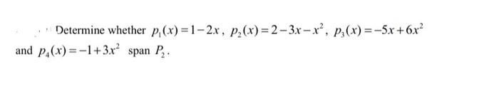 Solved Determine whether | Chegg.com