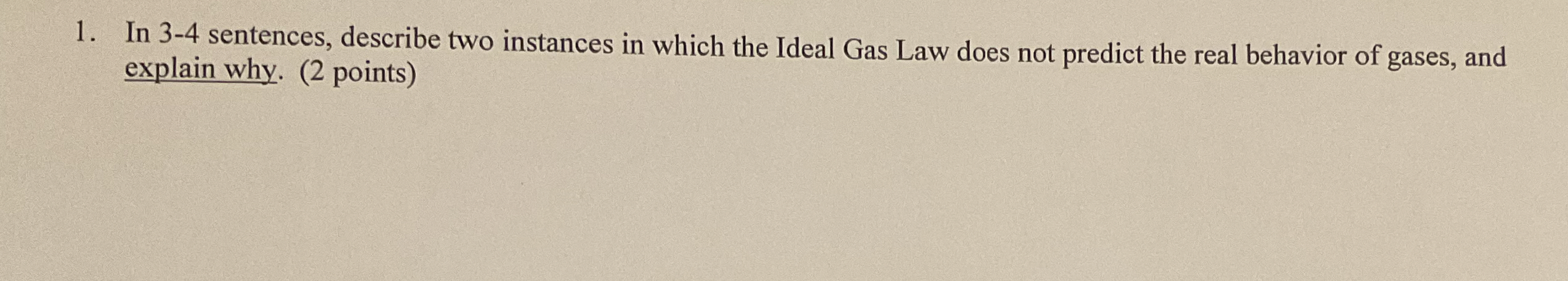 Solved In 3-4 ﻿sentences, describe two instances in which | Chegg.com