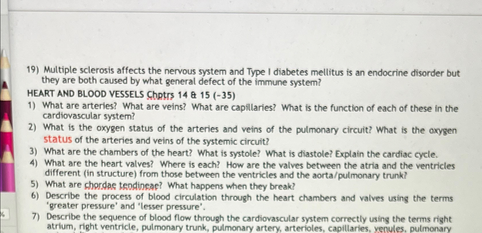 Solved Multiple sclerosis affects the nervous system and | Chegg.com