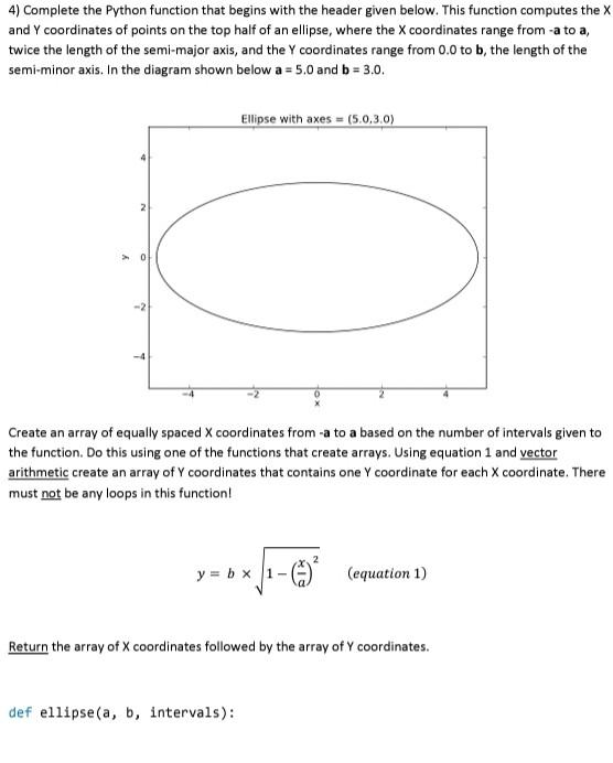Solved 4) Complete the Python function that begins with the | Chegg.com