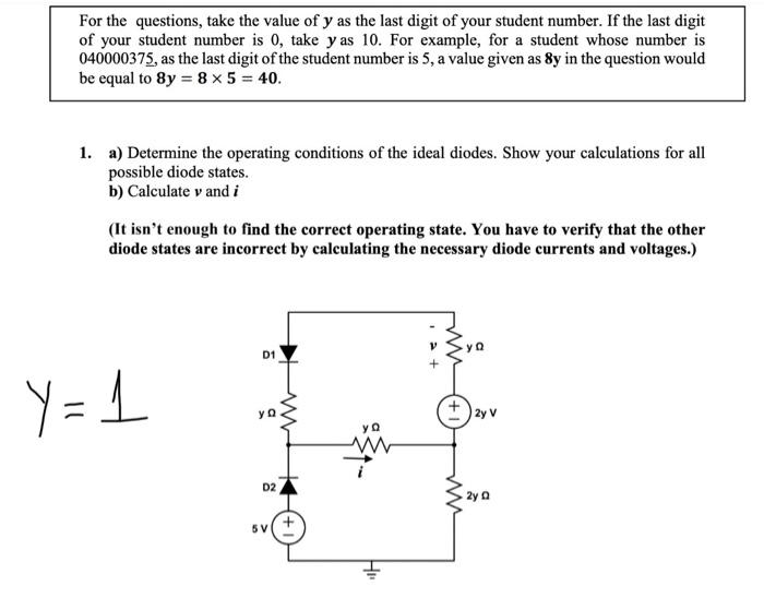 Solved you should take y=1. please show your all | Chegg.com