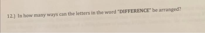 Solved In how many ways can the letters in the word | Chegg.com