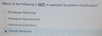 Solved Which of the following is NOT an approach to pattern | Chegg.com