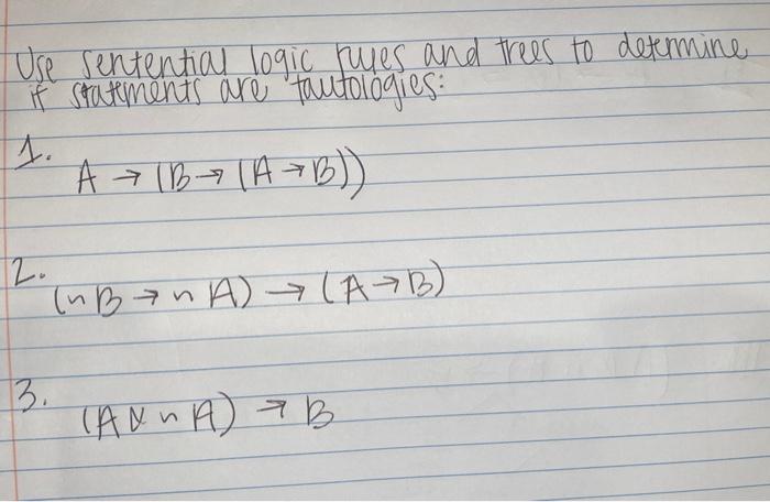 Solved using SL trees, determine whether the following are | Chegg.com
