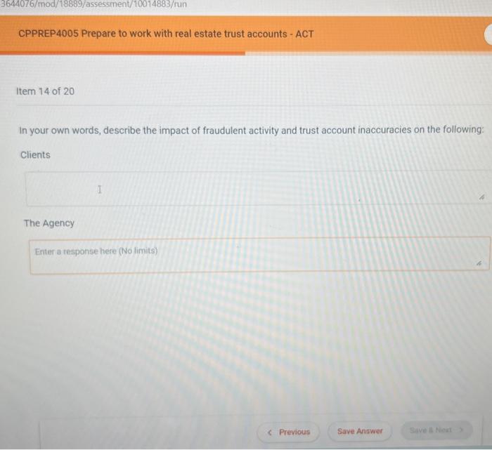 Solved In your own words, describe the impact of fraudulent | Chegg.com