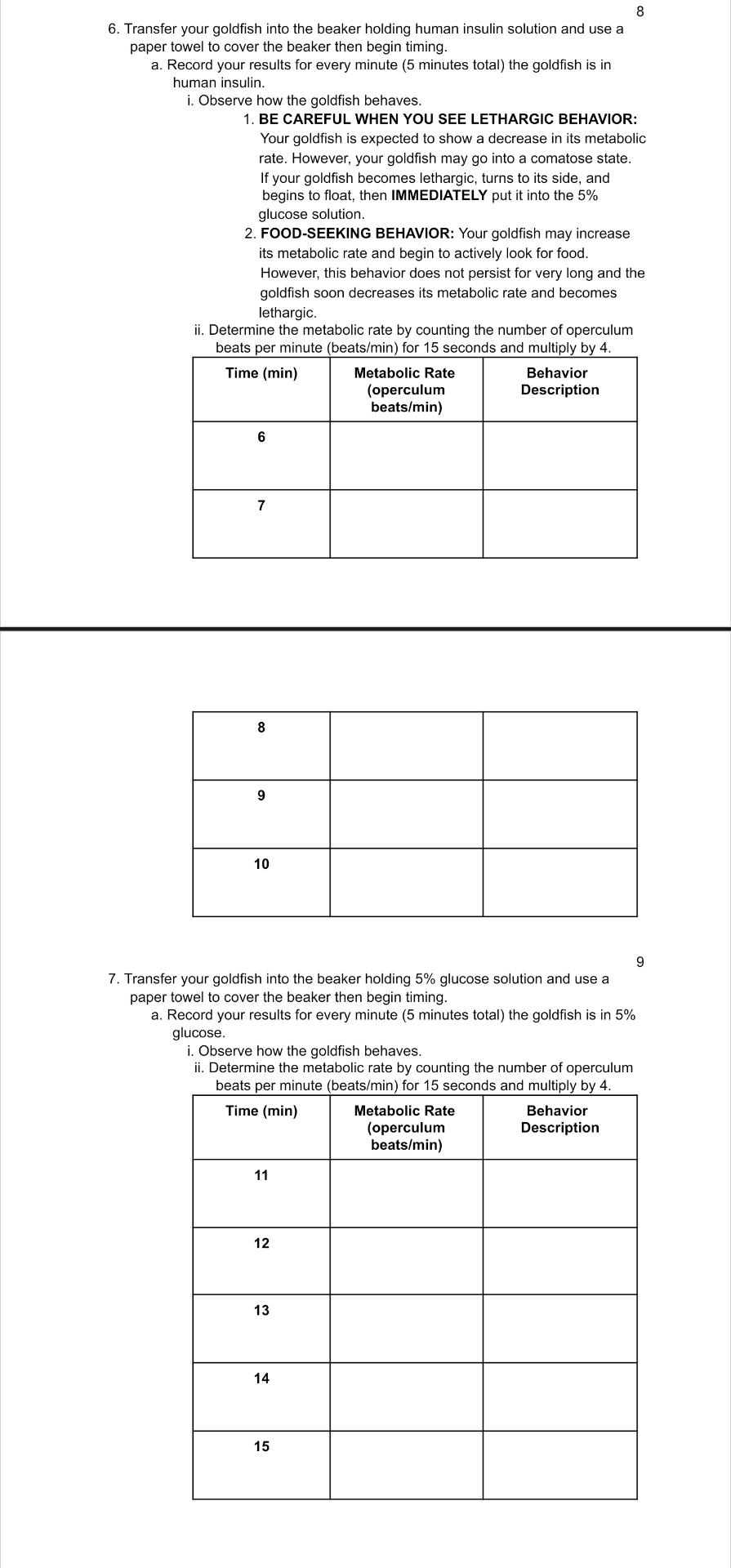 Solved Lab Exercises:HINT: Keeping the fish safe is your | Chegg.com