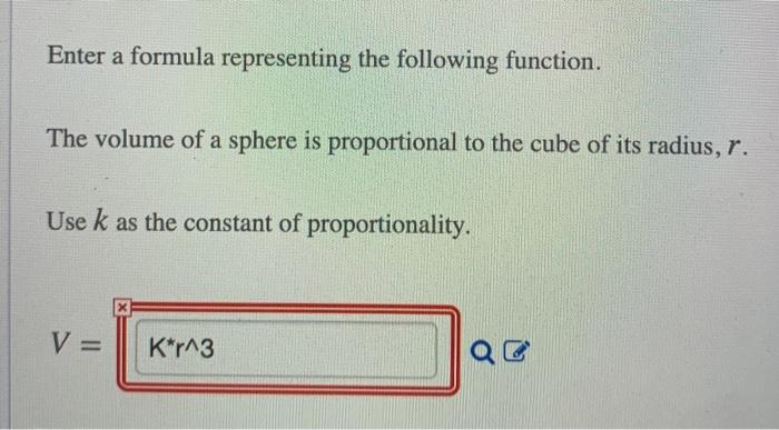 Solved Enter a formula representing the following function. | Chegg.com
