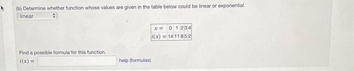 Solved B Determine Whether Function Whose Values Are Given