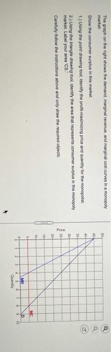 Solved 53 o 40- The graph on the right shows the demand, | Chegg.com