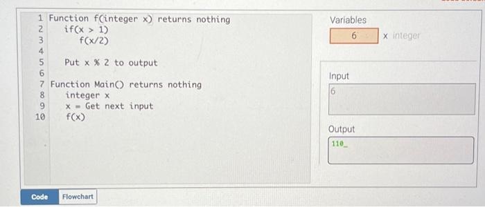 Write a program that takes in a positive integer as | Chegg.com