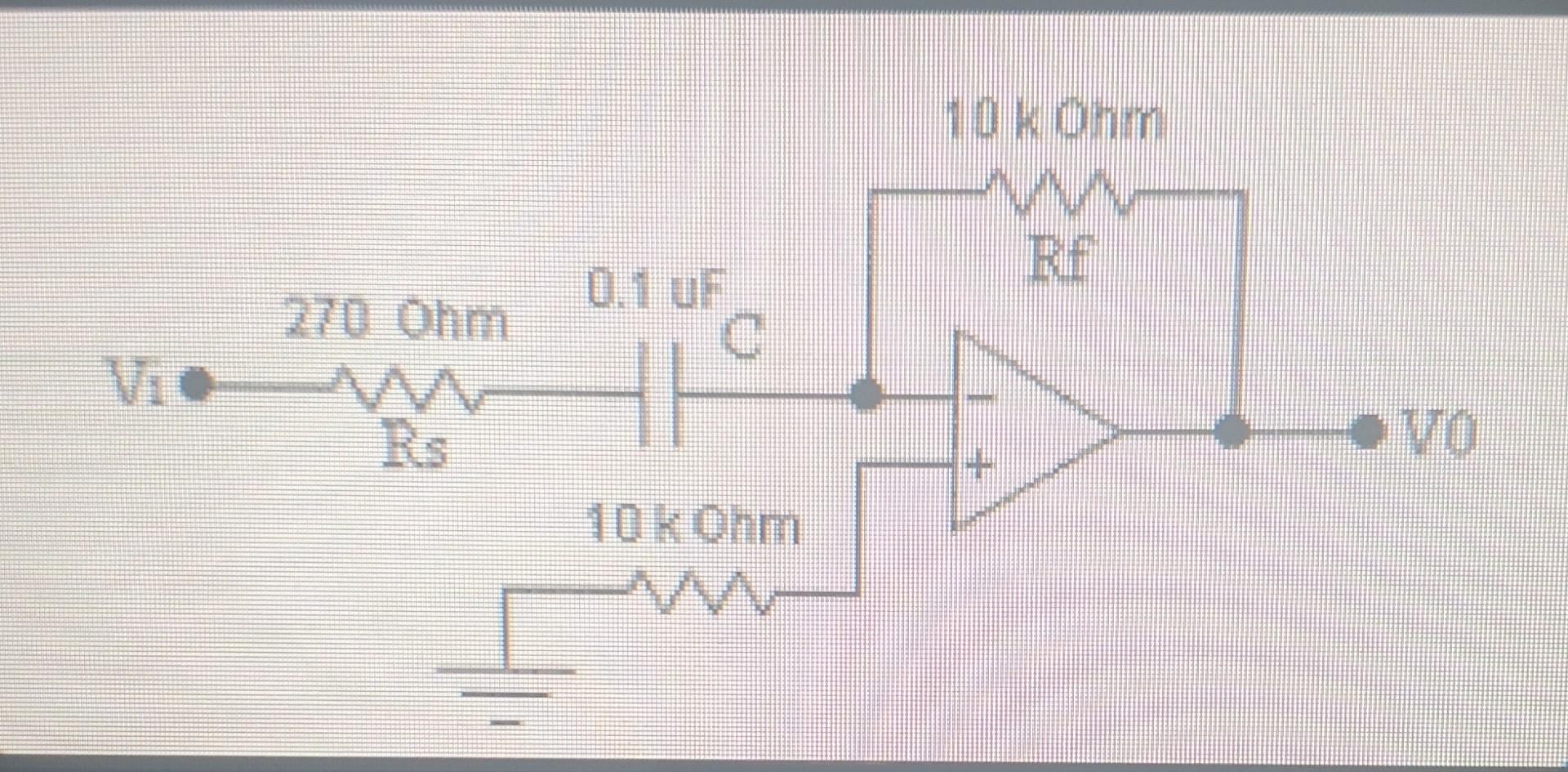 For the derivative receiver circuit: a) Select the | Chegg.com
