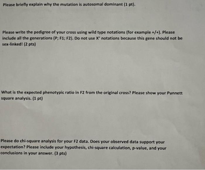 Solved REVIEW THE RECIPROCAL CROSS CHART, AND ANSWER | Chegg.com