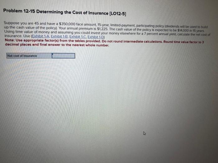 Solved Problem 12−1 Calculating Life Expectancy [LO12-1] | Chegg.com