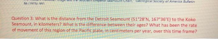 Solved Detroit Seamount (81) 50 Meil Seamount Abutian | Chegg.com